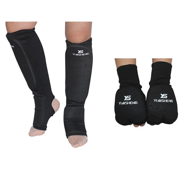 Taekwondo glove foot protector karate sparing hand feet guard TKD ankl ...